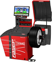 Vyvažovačky FASEP pro osobní automobily a dodávky, V&Š Humpolec